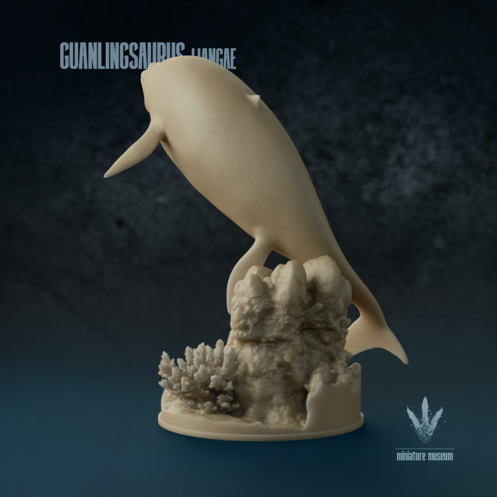 3D Printable Guanlingsaurus liangae : Ichthyosaur from Triassic China ...