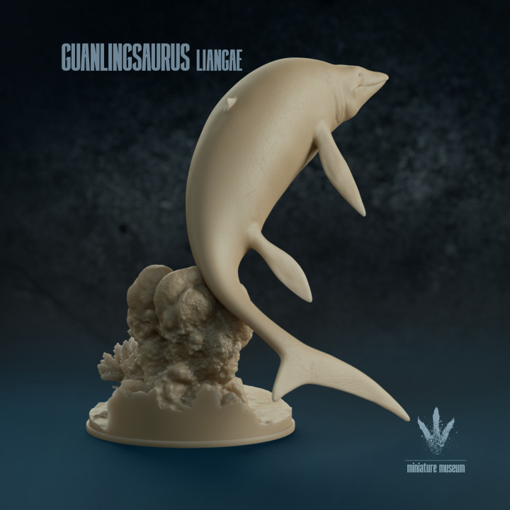 3D Printable Guanlingsaurus liangae : Ichthyosaur from Triassic China ...