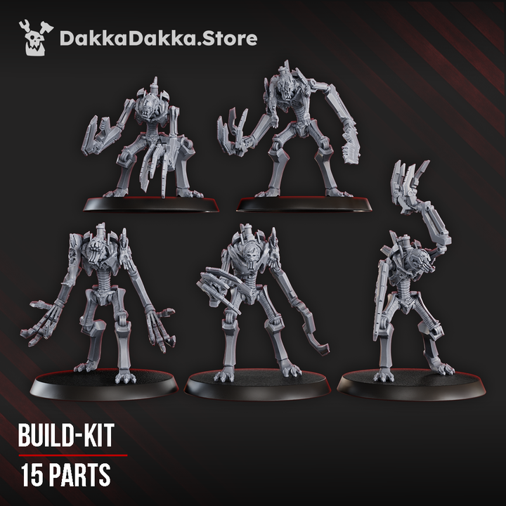3D Printable Robot Legions Flesh Eaters x5 by dakkadakka.store