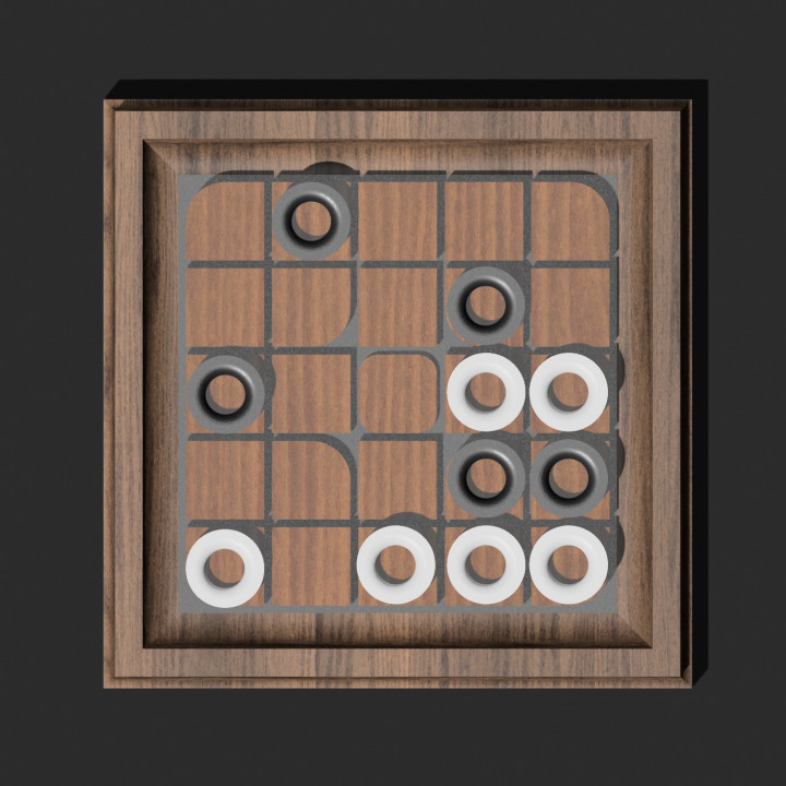 3D Printable CHOKO - BOARD GAME by Lazy Bear