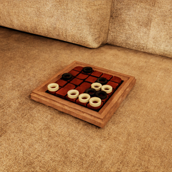 3D Printable CHOKO - BOARD GAME by Lazy Bear