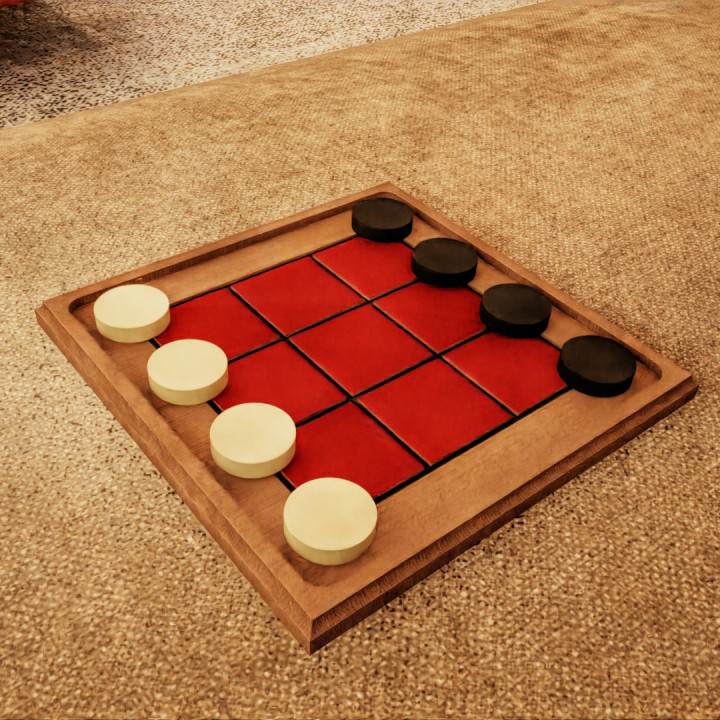 3D Printable JUL GONU - BOARD GAME by Lazy Bear