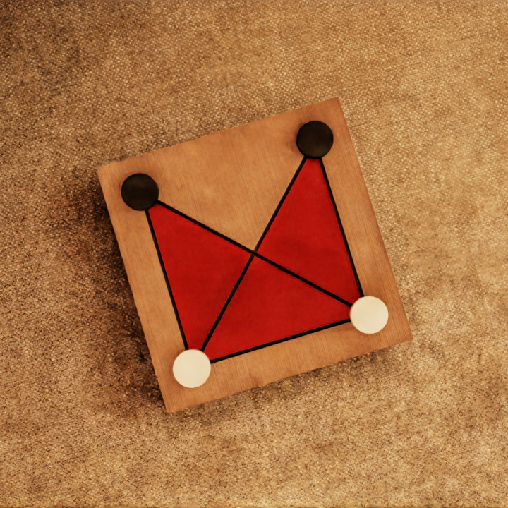 3D Printable PANG HAU K’I - BOARD GAME by Lazy Bear