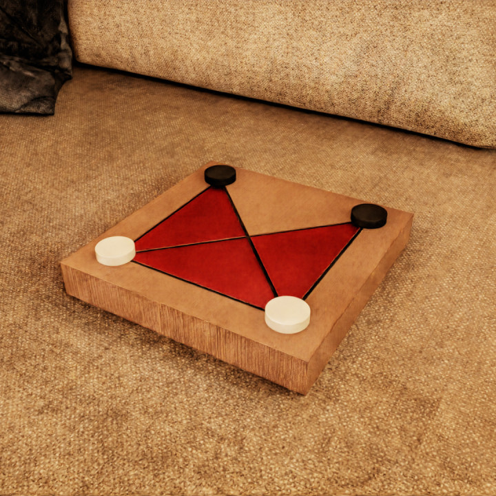3D Printable PANG HAU K’I - BOARD GAME by Lazy Bear