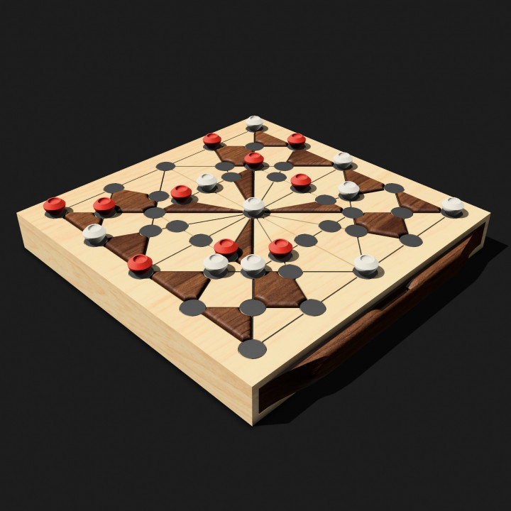3D Printable TONKIN - BOARD GAME by Lazy Bear