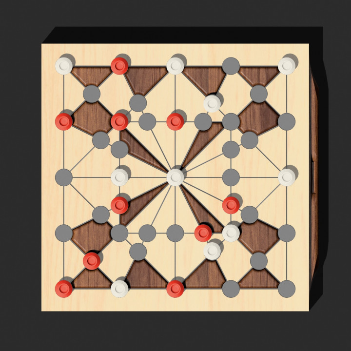 3D Printable TONKIN - BOARD GAME by Lazy Bear