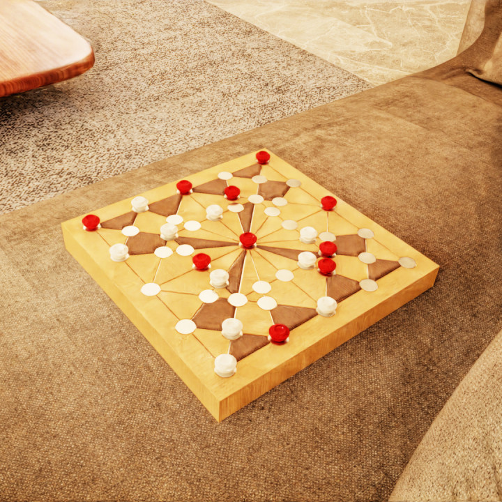 3D Printable TONKIN - BOARD GAME by Lazy Bear