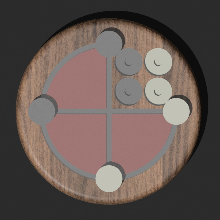 3D Printable UMUL GONU - BOARD GAME by Lazy Bear