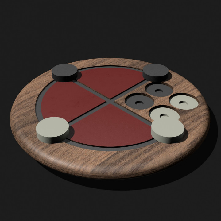 3D Printable UMUL GONU - BOARD GAME by Lazy Bear