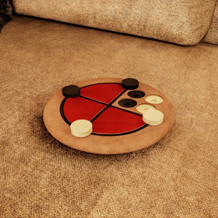3D Printable UMUL GONU - BOARD GAME by Lazy Bear
