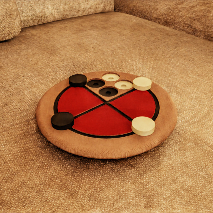 3D Printable UMUL GONU - BOARD GAME by Lazy Bear
