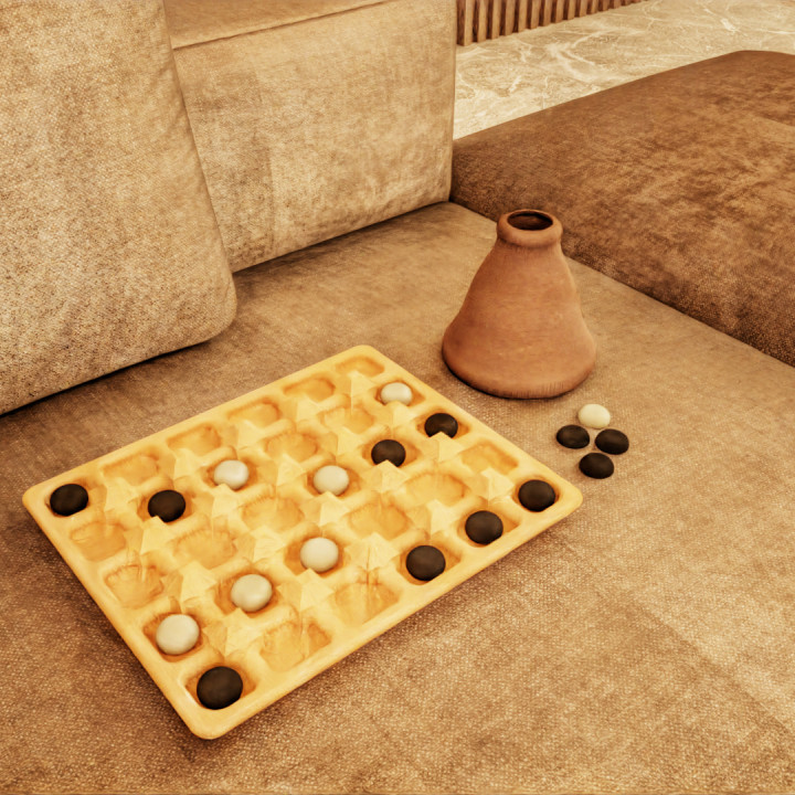 3D Printable YOTE - BOARD GAME by Lazy Bear