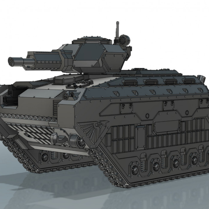 3D Printable Charon-Pattern Armored Personnel Carrier by Maelstrom ...