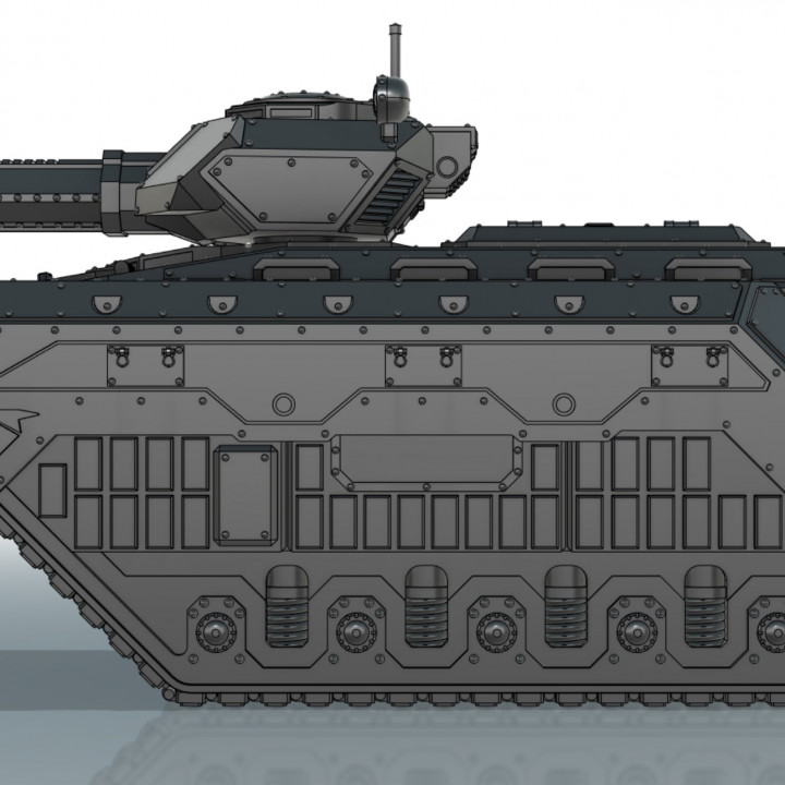 3D Printable Charon-Pattern Armored Personnel Carrier by Maelstrom ...