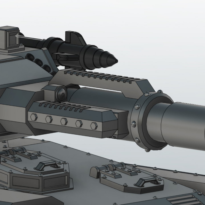 3D Printable Fenrir-Pattern Main Battle tank by Maelstrom Designworks