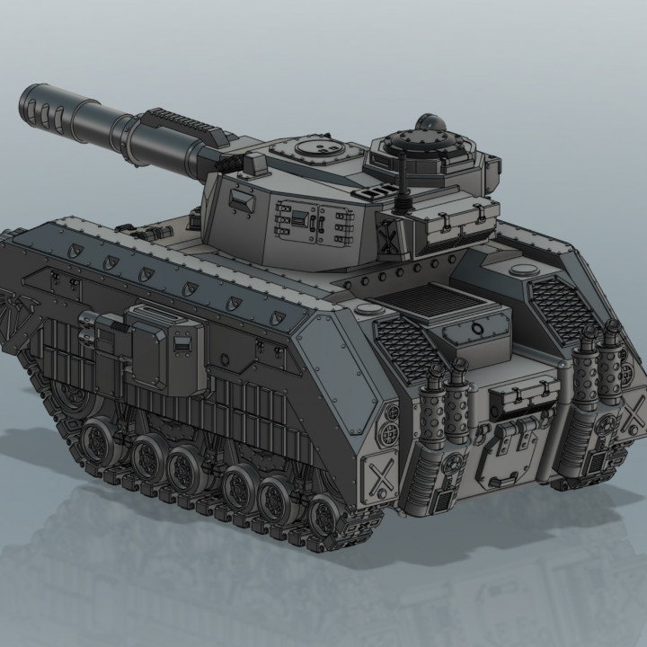 3D Printable Fenrir-Pattern Main Battle tank by Maelstrom Designworks
