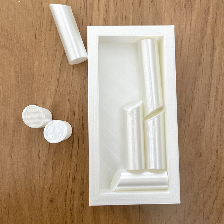 3D Printable LOG PUZZLE by IK3D