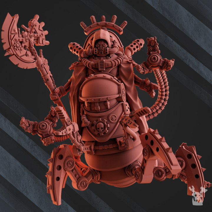 3D Printable Machine Cult Archon Balthazar by dakkadakka.store