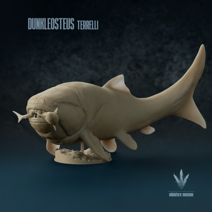 3D Printable Dunkleosteus terrelli : Hunt by Miniature Museum