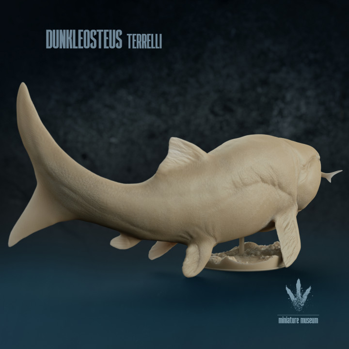 3D Printable Dunkleosteus terrelli : Hunt by Miniature Museum