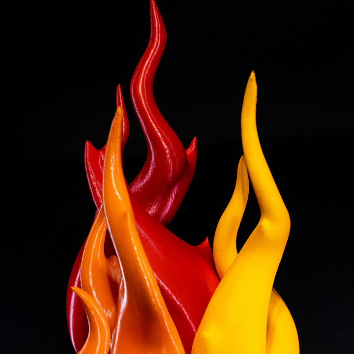 3D Printable Infinity Flames by Stlflix