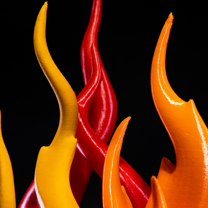 3D Printable Infinity Flames by Stlflix