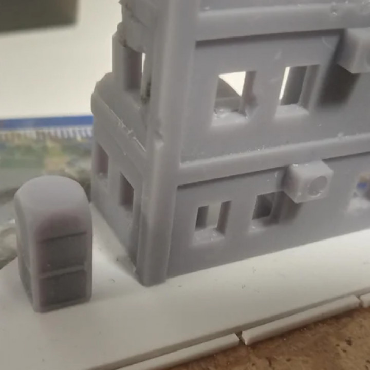 3D Printable 6mm Buildings and Details by Will