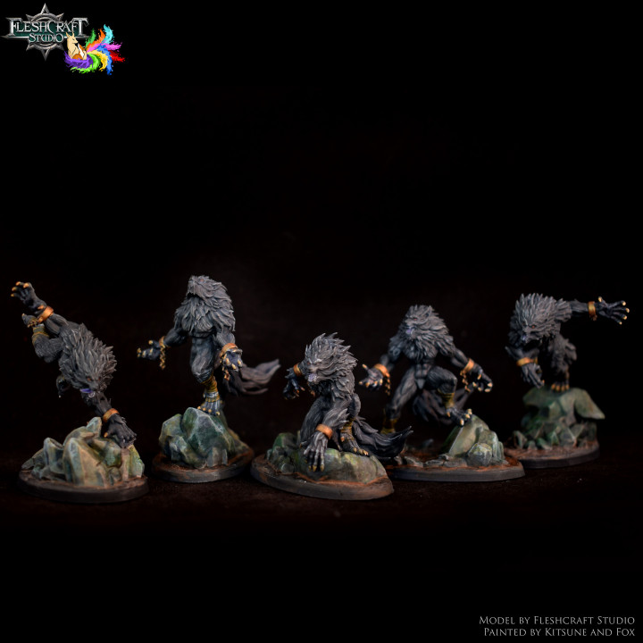 3D Printable Wildlings by Fleshcraft Studio