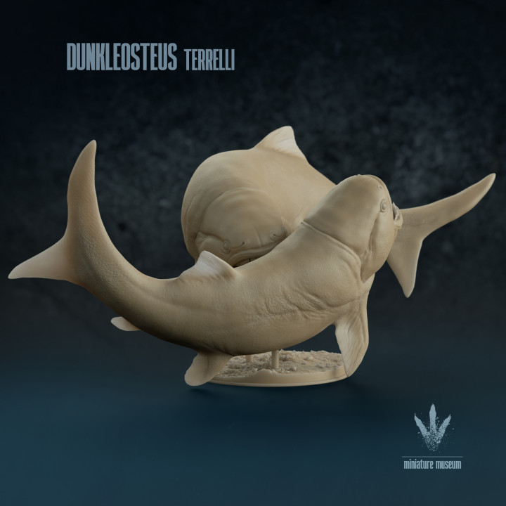3D Printable Dunkleosteus terrelli : Fighter Fish by Miniature Museum
