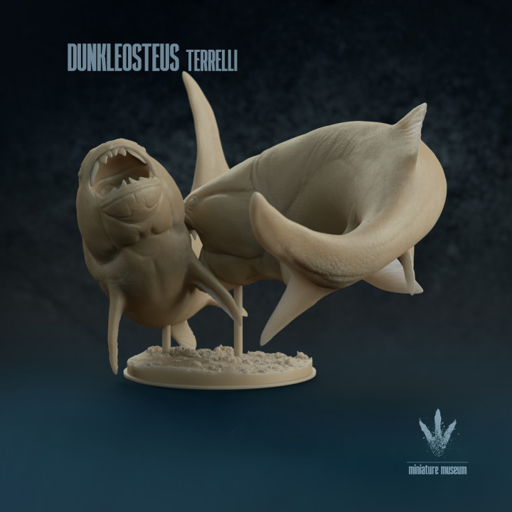 3D Printable Dunkleosteus terrelli : Fighter Fish by Miniature Museum