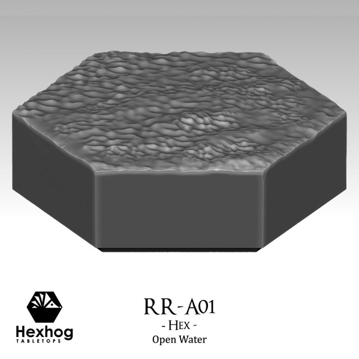 3D Printable Hexhogtabletops: Rushing Rivers -Expansion Set- by Hexhog ...
