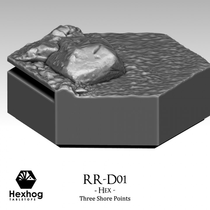 3D Printable Hexhogtabletops: Rushing Rivers -Expansion Set- by Hexhog ...