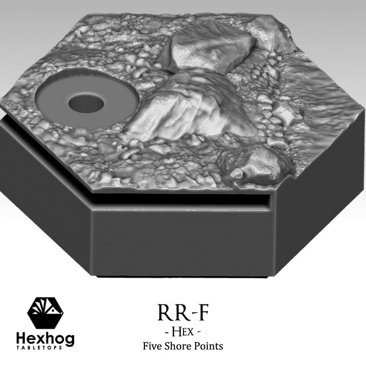 3D Printable Hexhogtabletops: Rushing Rivers -Expansion Set- by Hexhog ...