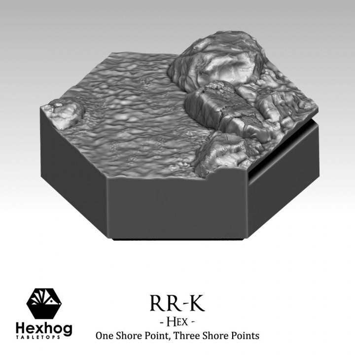 3D Printable Hexhogtabletops: Rushing Rivers -Expansion Set- by Hexhog ...