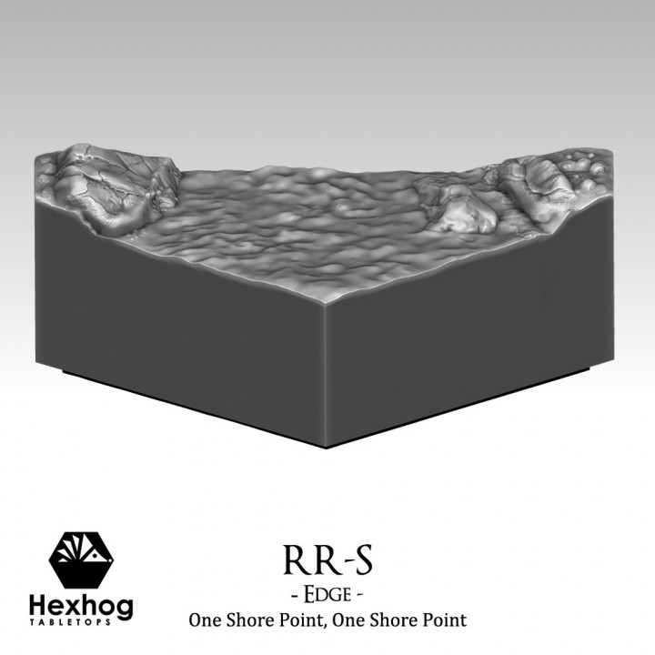 3D Printable Hexhogtabletops: Rushing Rivers -Expansion Set- by Hexhog ...