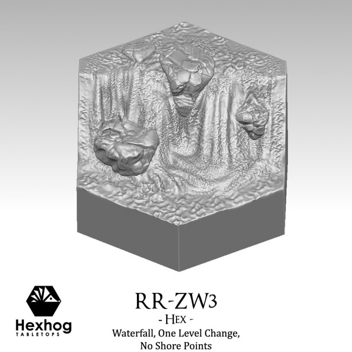 3D Printable Hexhogtabletops: Rushing Rivers -Expansion Set- by Hexhog ...