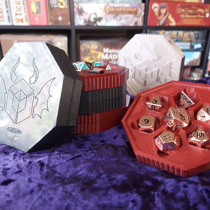 3D Printable MagiCrate - Dice Boxes by QB Works