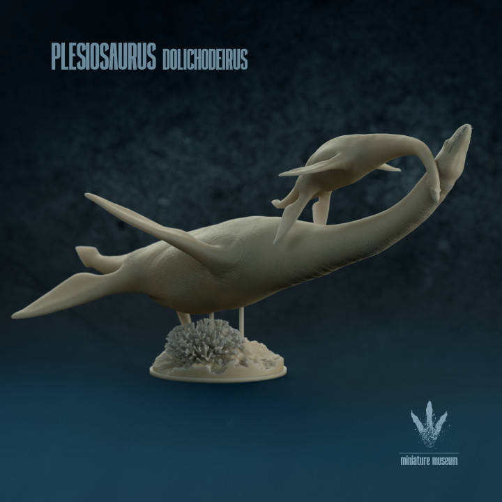 3D Printable Plesiosaurus dolichodeirus : Next Generation by Miniature ...