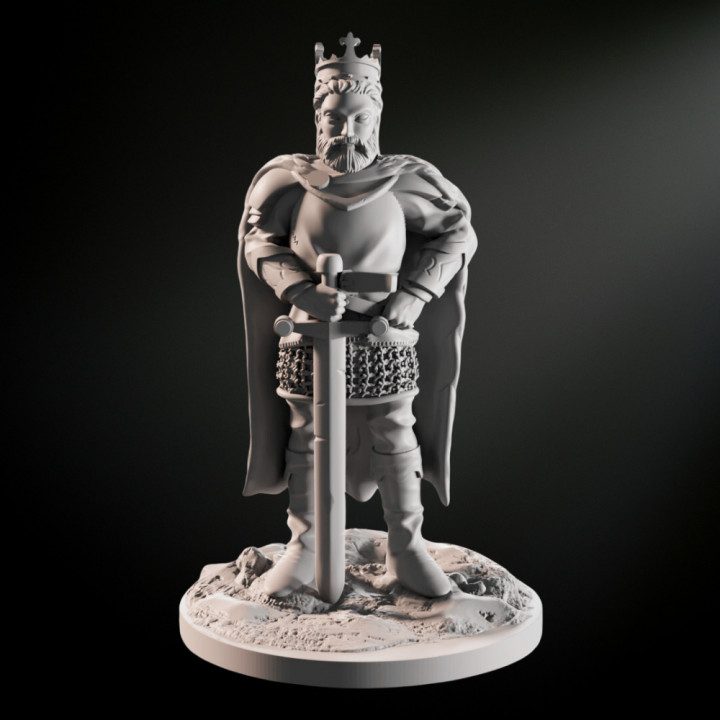 3D Printable The King by WargamesCo