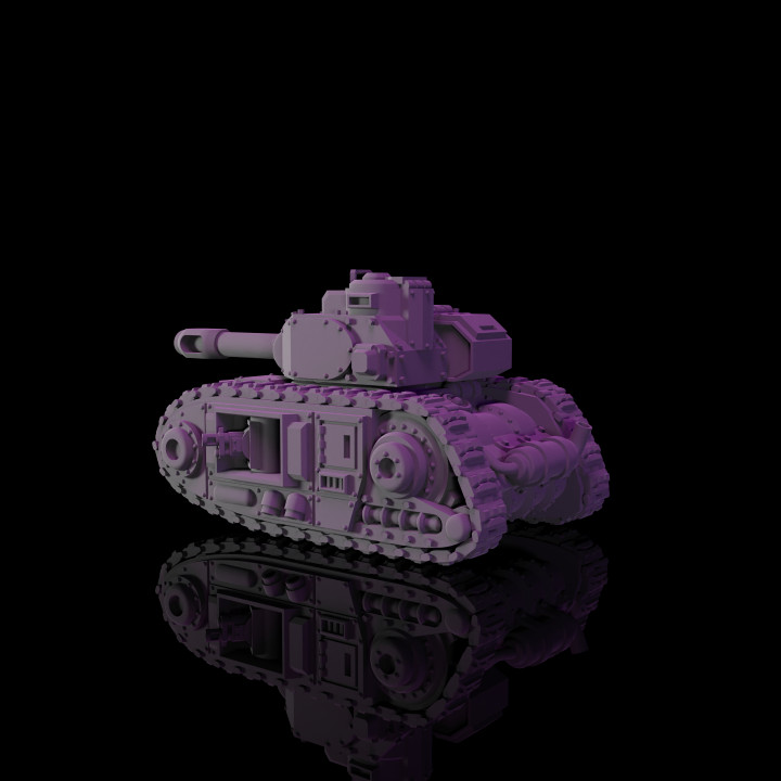 3D Printable Mk.IV Layman Rauss Battle Tank by Alexander Wolfe