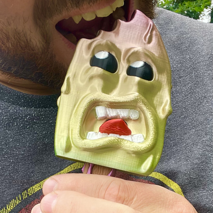 3D Printable Ice Scream Sculpture by IK3D