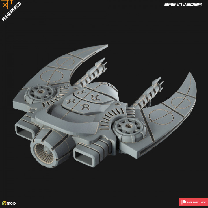 3D Printable ARS-Invader by Moid
