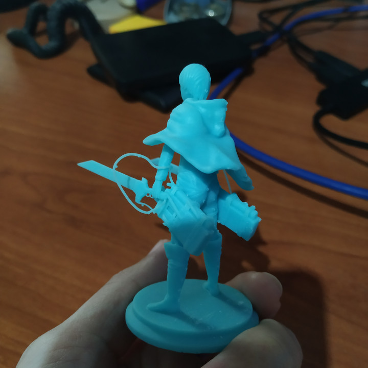 3D Printable Eren Attack on Titan by Orecunchocreativo