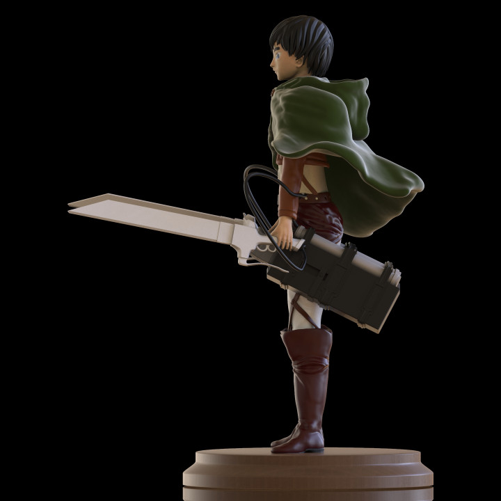 3D Printable Eren Attack on Titan by Orecunchocreativo