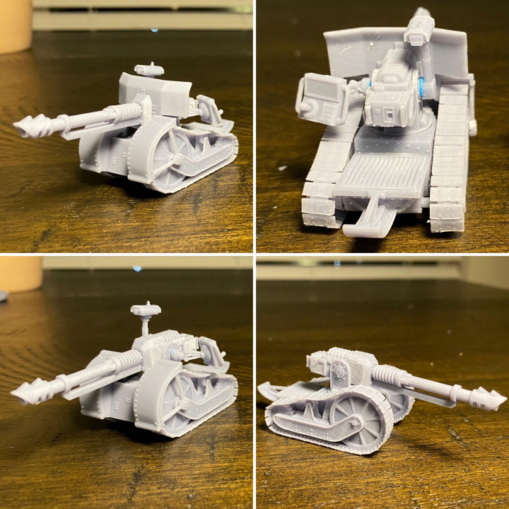 3D Printable Ordnance Weapon Carrier by Tiny Panzer Studio