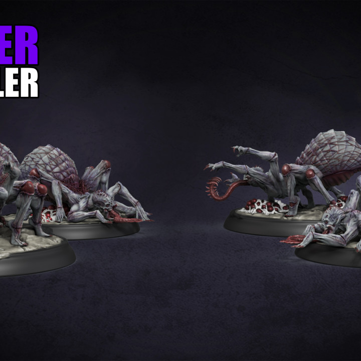 3D Printable BUNDLE#07 - SPIDER QUEEN LAIR by Necropunks Miniatures