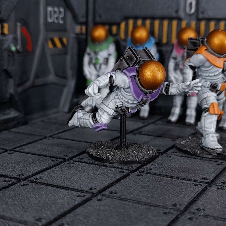 3D Printable Vacc Suit in Zero-G by 2nd Dynasty