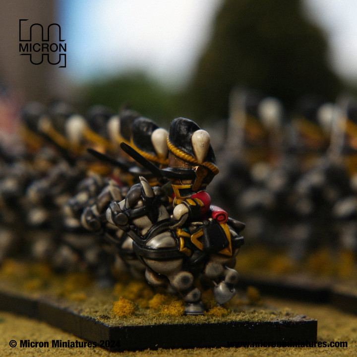 3D Printable 6mm Napoleonics: British Cavalry by Micron Miniatures