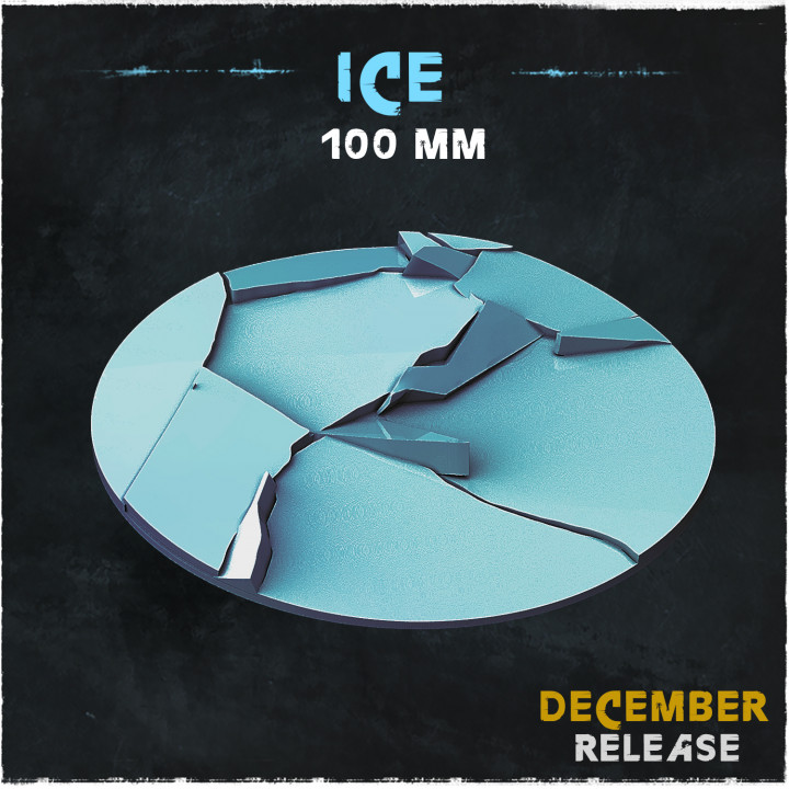 3D Printable Ice-Bases & Toppers (Big Set) by Zabavka Workshop