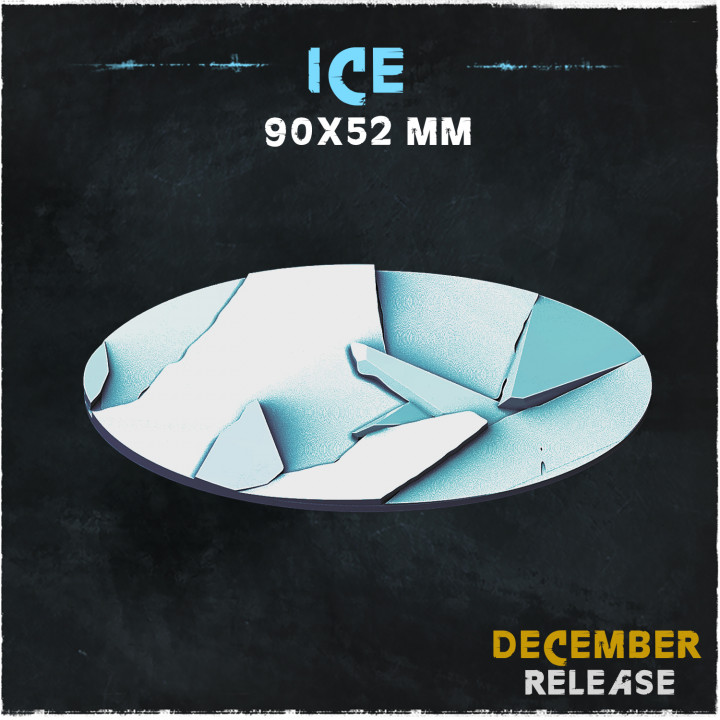 3D Printable Ice-Bases & Toppers (Big Set) by Zabavka Workshop